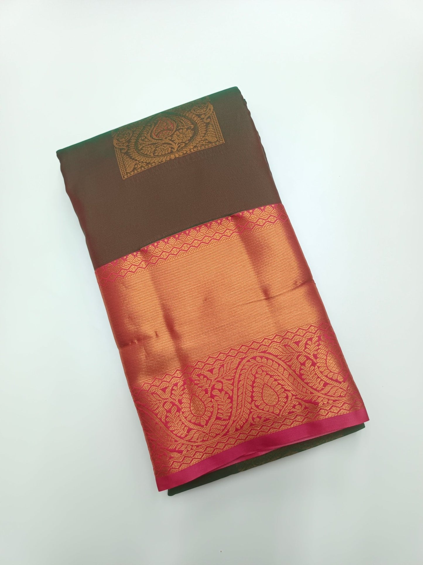 KANCHIPURAM SEMI SILK SAREE – B S CHANNABASAPPA & SONS