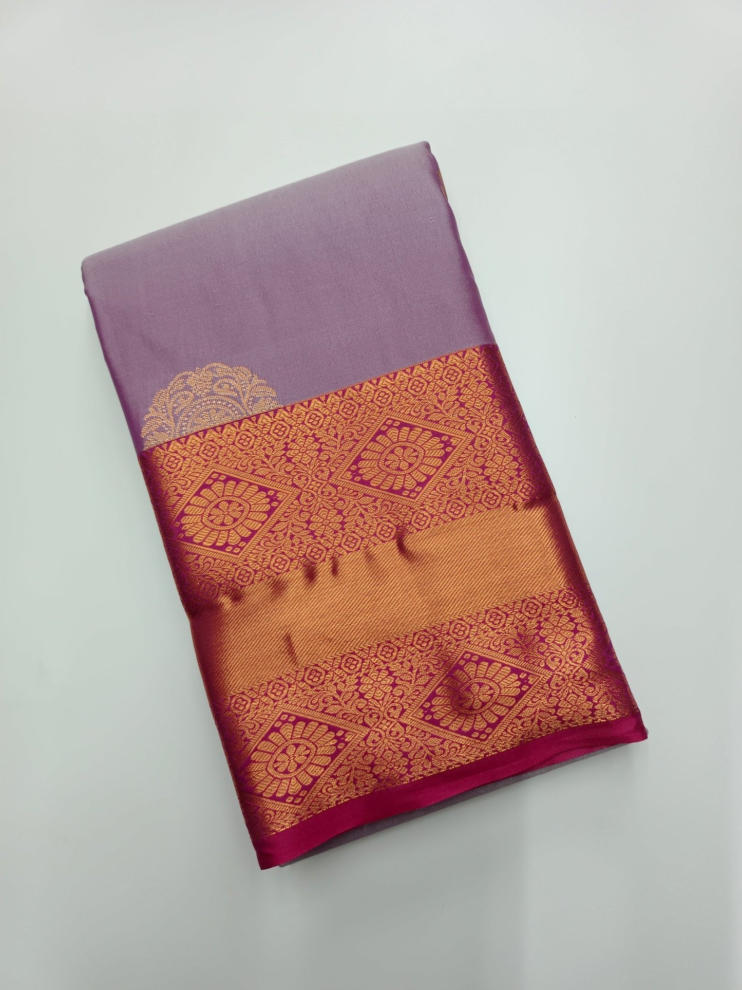 KANCHIPURAM SEMI SILK SAREE – B S CHANNABASAPPA & SONS