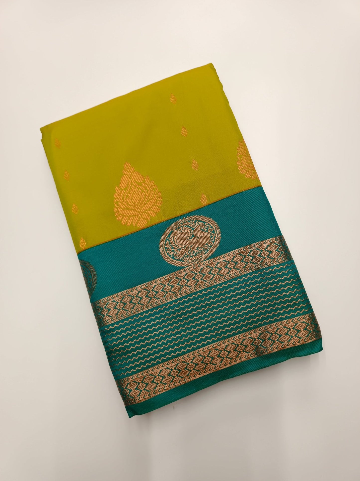 KANCHIPURAM SEMI SILK SAREE – B S CHANNABASAPPA & SONS