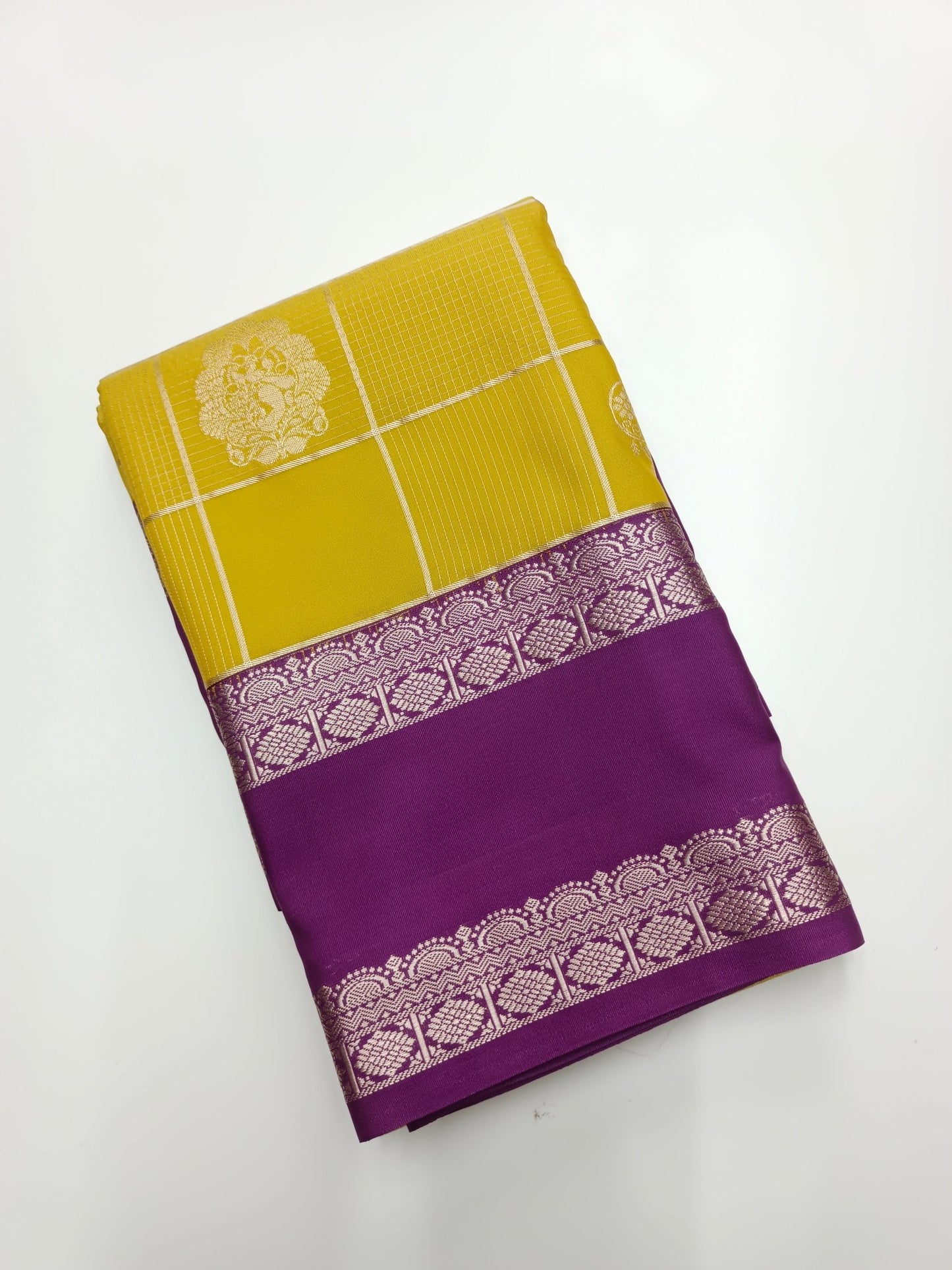 KANCHIPURAM SEMI SILK SAREE – B S CHANNABASAPPA & SONS