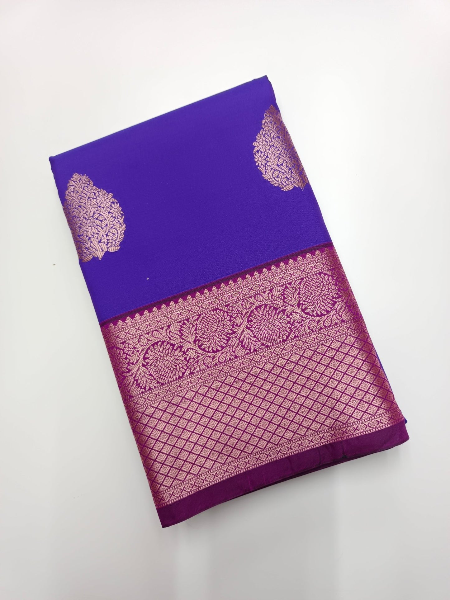 KANCHIPURAM SEMI SILK SAREE – B S CHANNABASAPPA & SONS