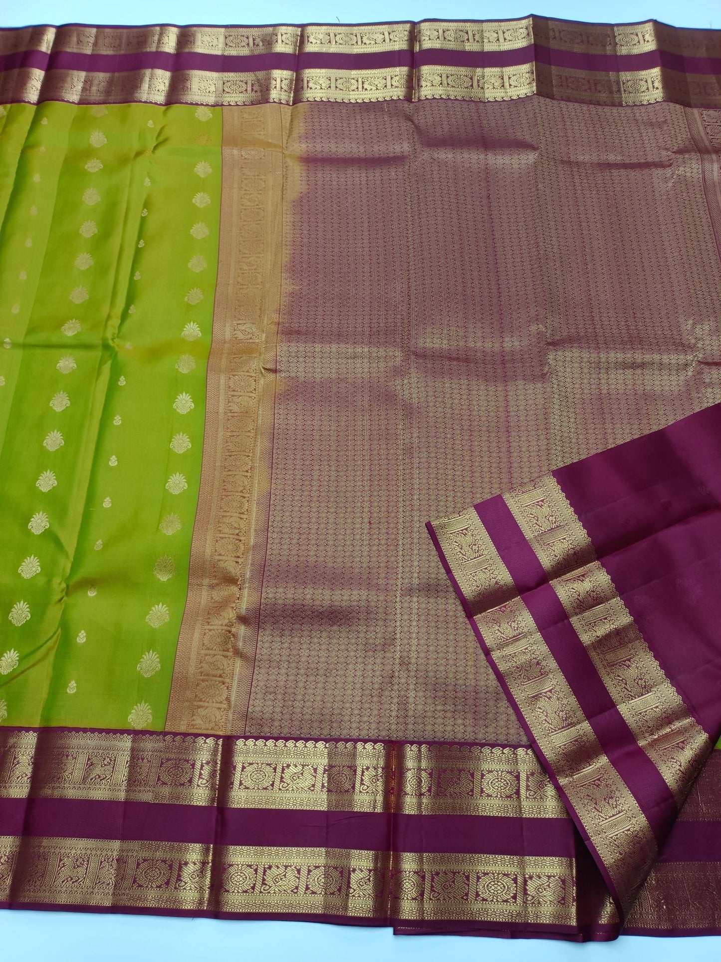 KANCHIPURAM PURE SILK SAREE – B S CHANNABASAPPA & SONS