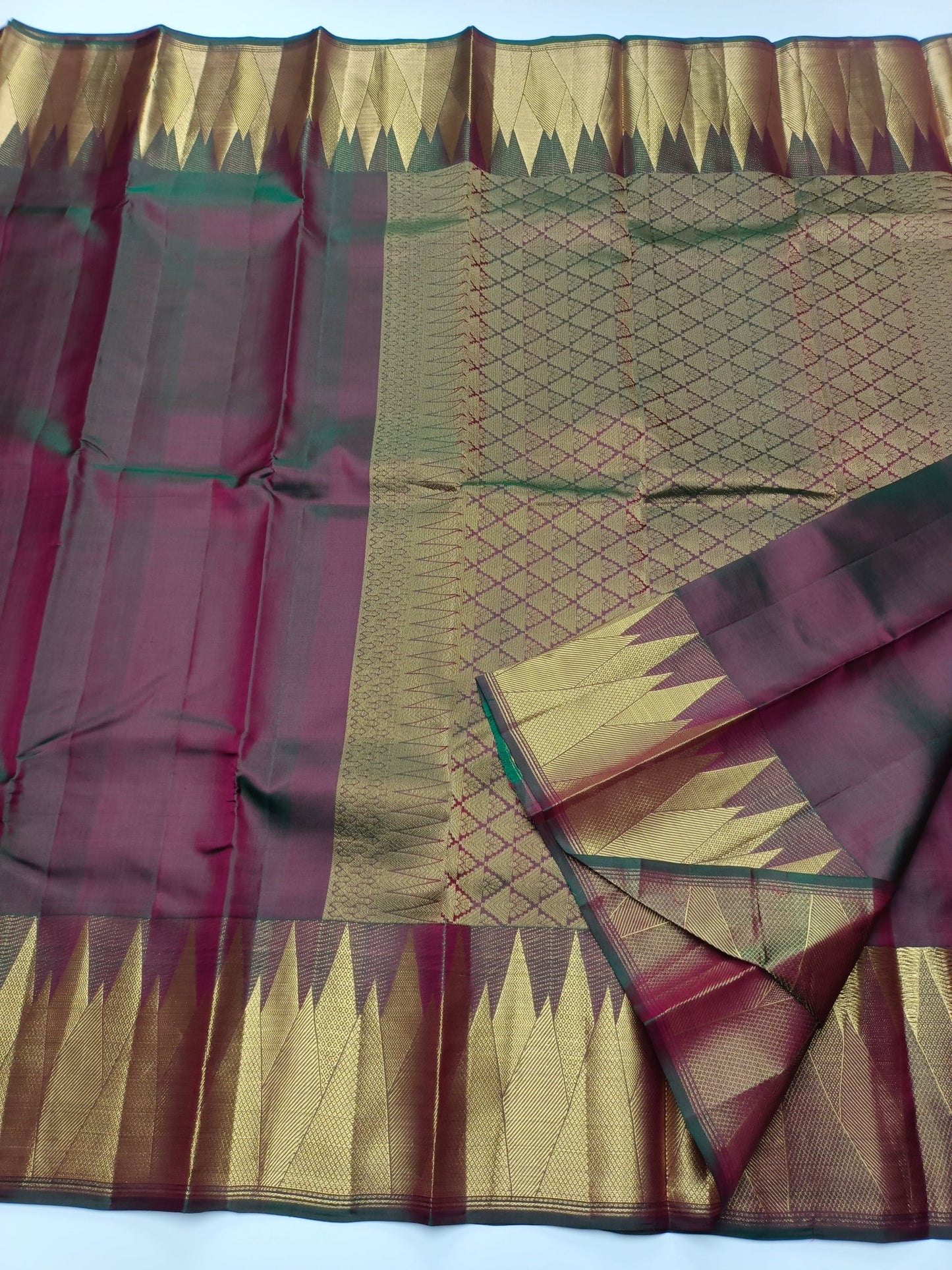 KANCHIPURAM PURE SILK SAREE – B S CHANNABASAPPA & SONS